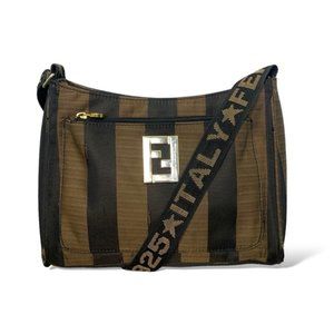 Fendi | Bags | Fendi Vintage Roma 925 Pequin Stripe Convertible ...
